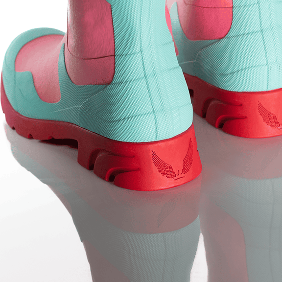 Pink - All-Weather Boots - Natural Rubber – My Tribe Boots