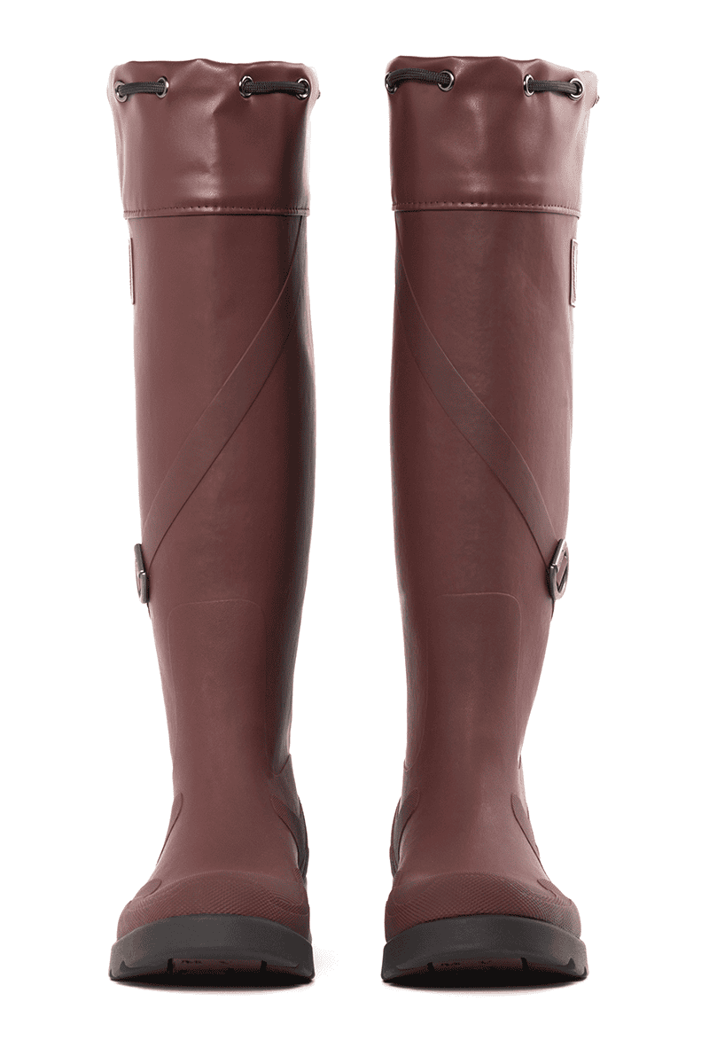 Merlot - All-Weather Boots - Natural Rubber – My Tribe Boots
