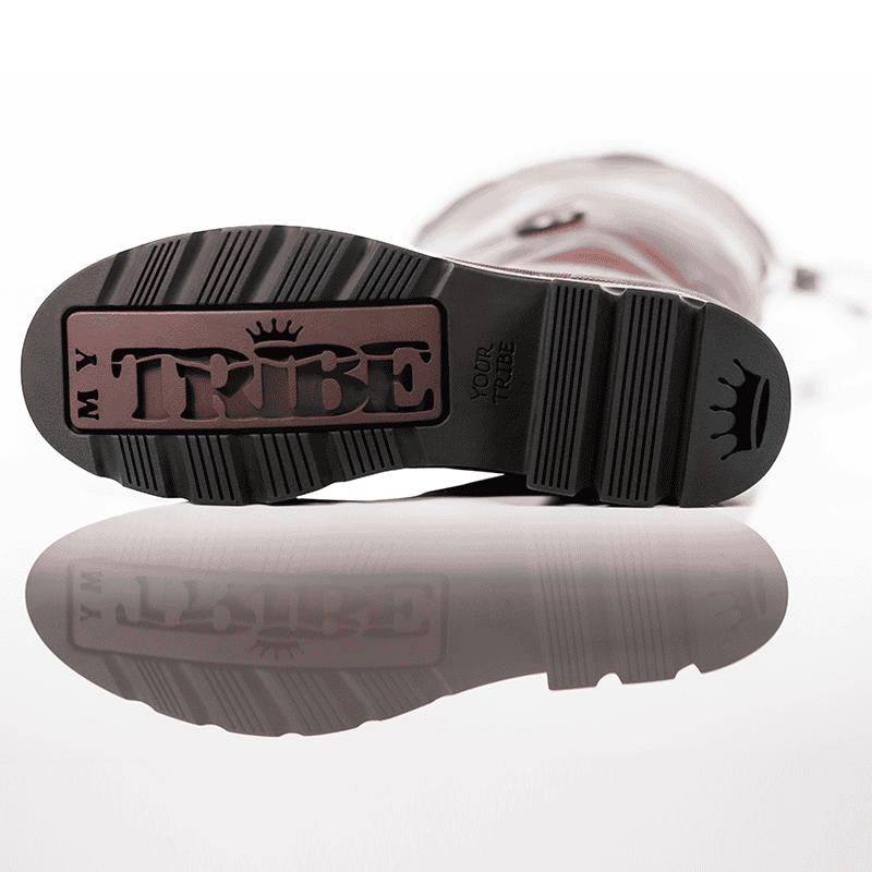 Merlot - All-Weather Boots - Natural Rubber – My Tribe Boots